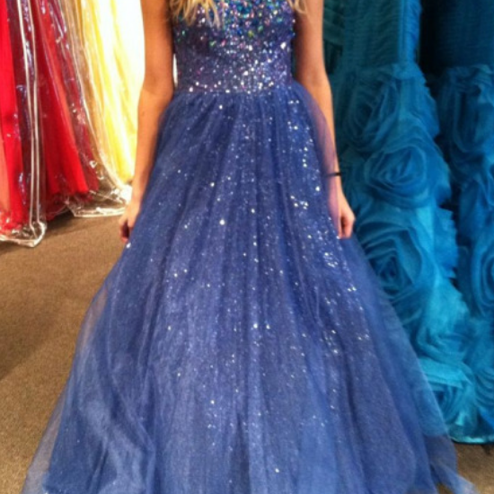 Organza Prom Dress,a-line Prom Dress,sweetheart Prom Dress,beading Prom ...