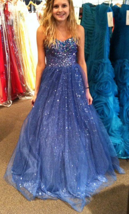 Organza Prom Dress,a-line Prom Dress,sweetheart Prom Dress,beading Prom ...